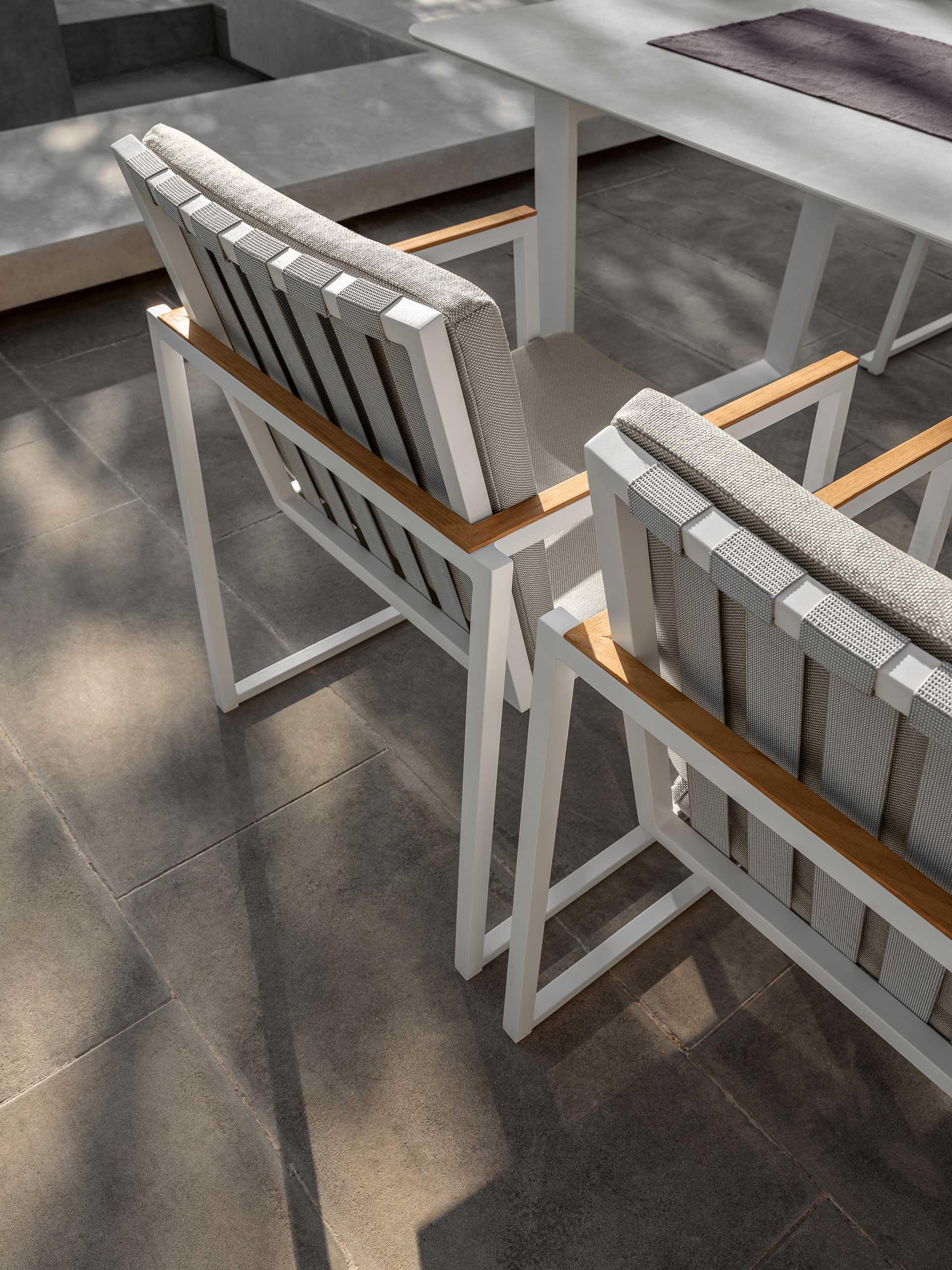 Alabama//Alu Dining Table 220×100 | Italian garden furniture: Talenti