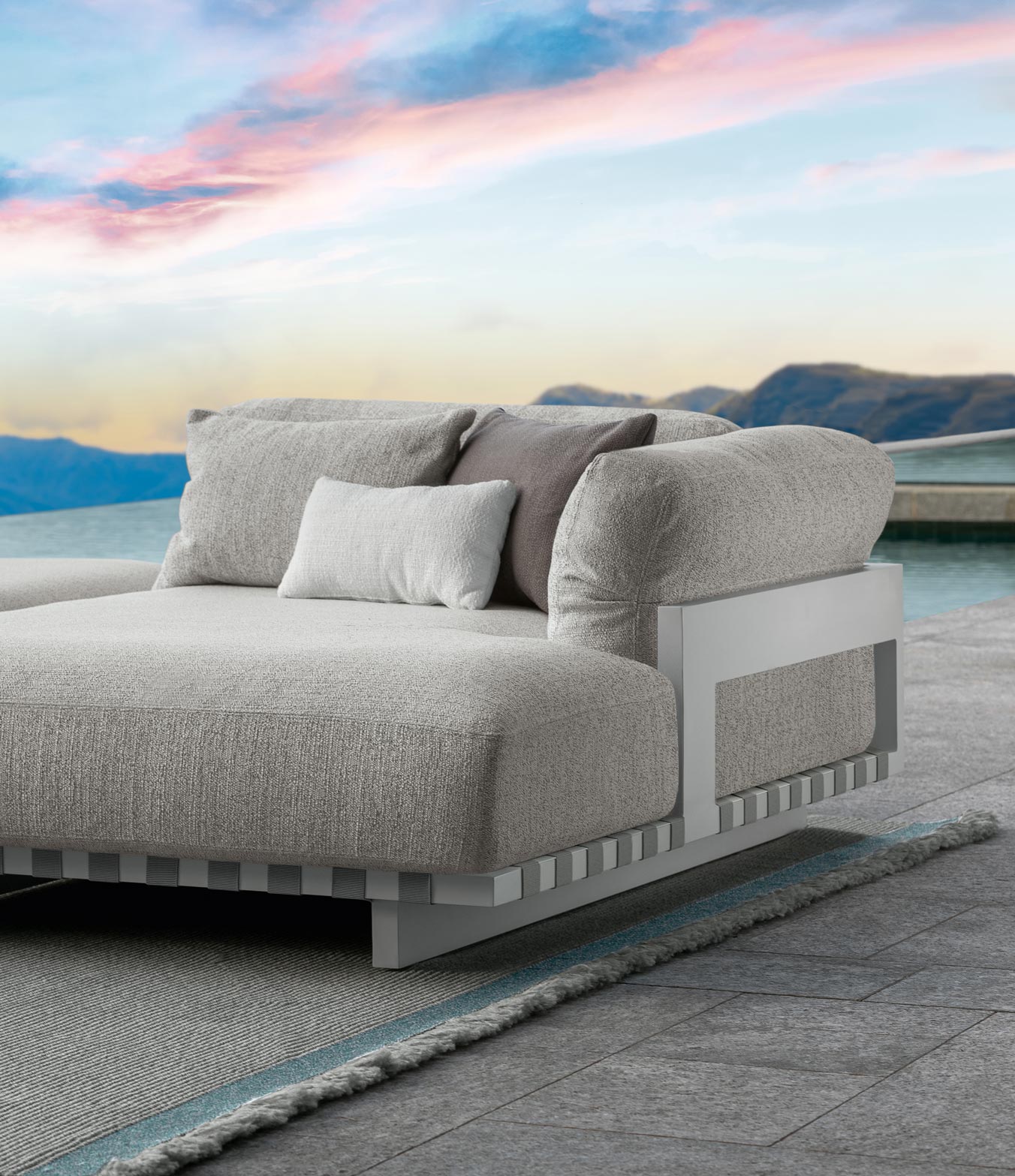Argo//Alu Lounge armchair | Italian garden furniture: Talenti