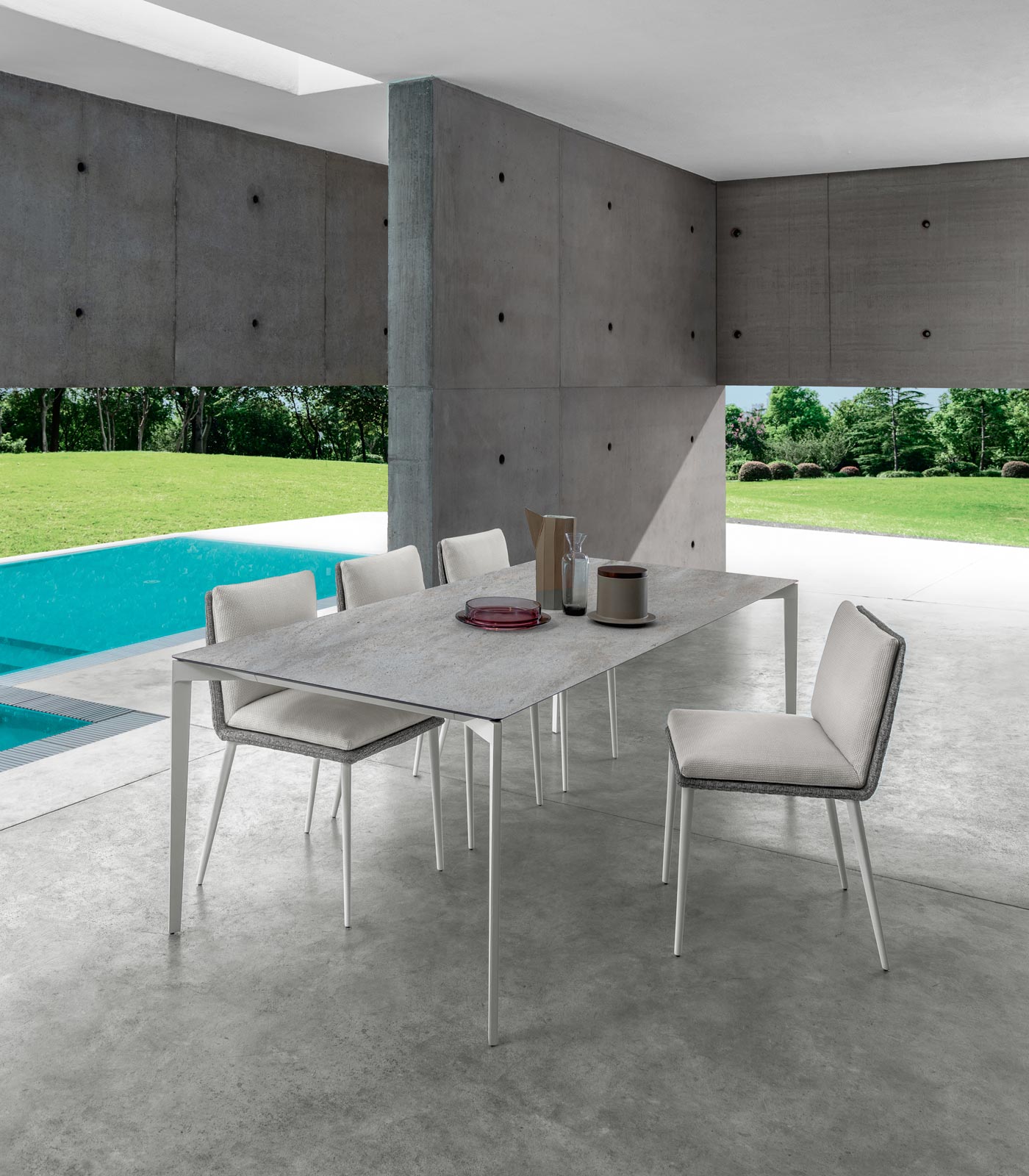 Leaf 300×110 dining table | Italian garden furniture: Talenti