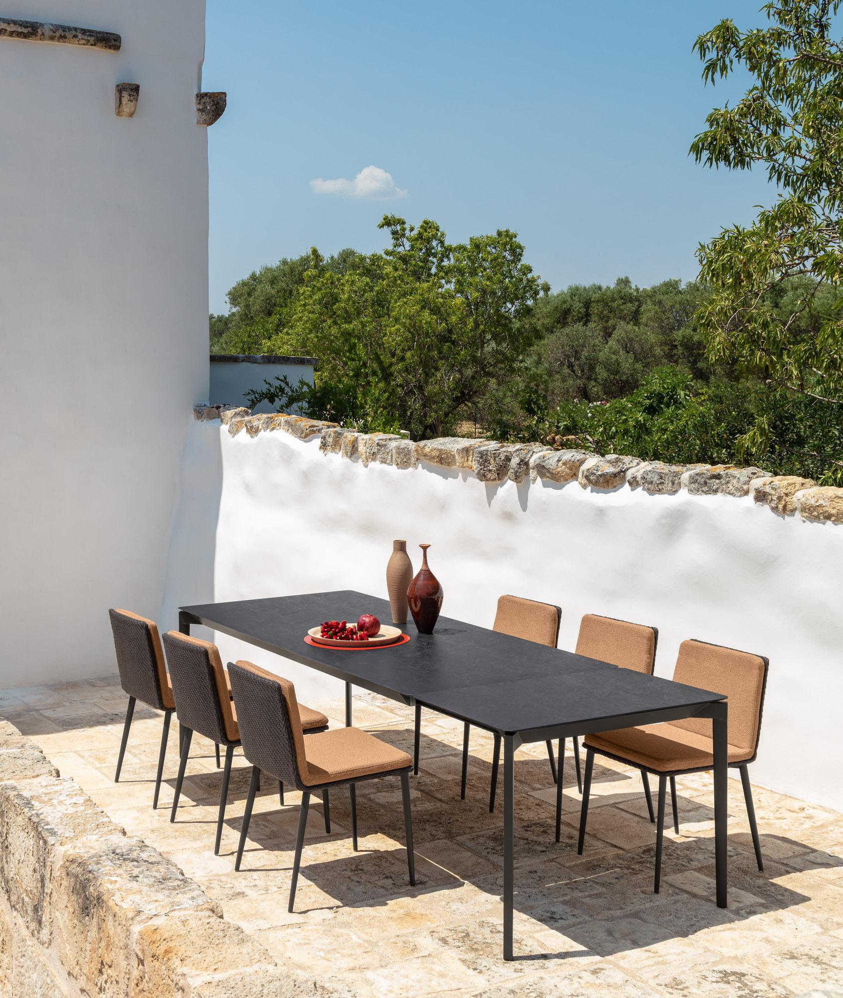 Leaf 300×110 dining table | Italian garden furniture: Talenti