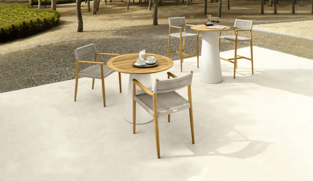 Dolcevita Dining Table D90 | Italian garden furniture: Talenti