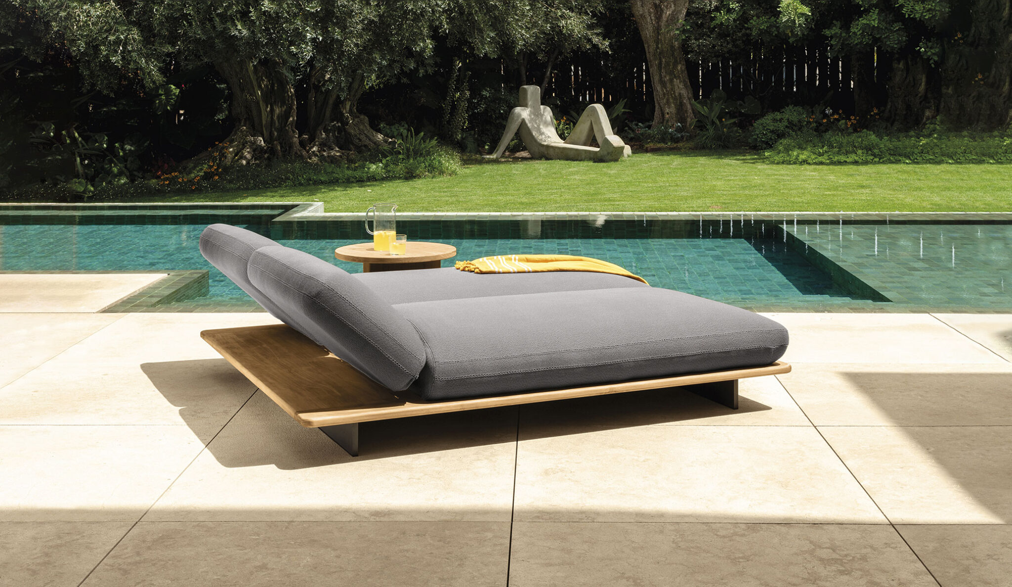 Venice Double sunbed | Italian garden furniture: Talenti