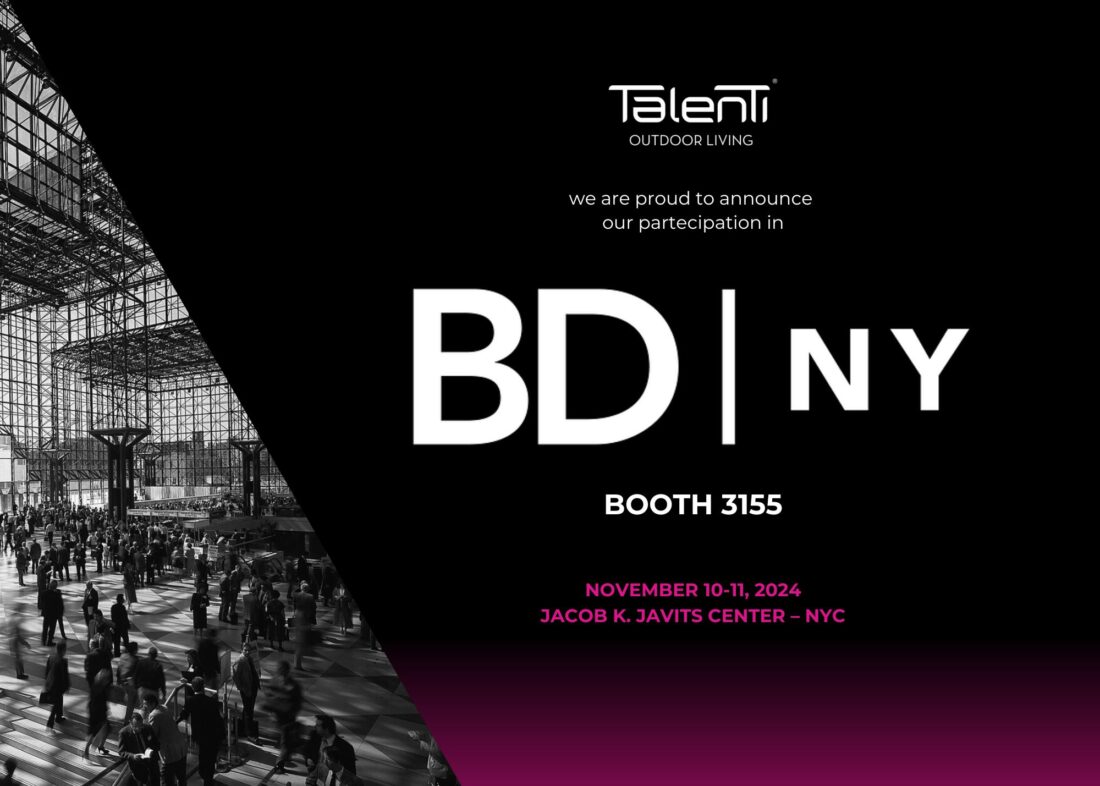 Talenti at BDNY 2024 | Italian Outdoor/Indoor Furnishings: Talenti
