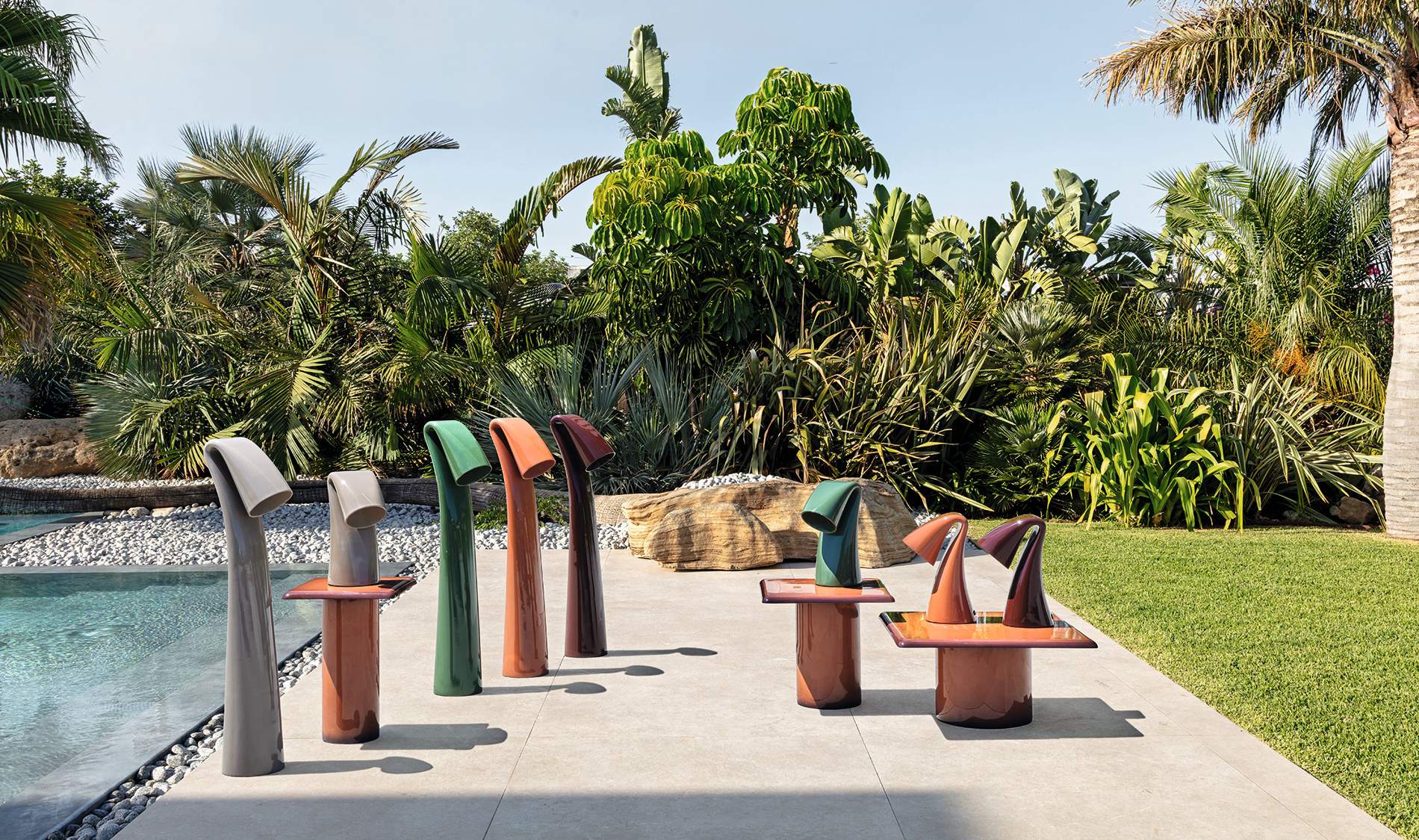 Snap Coffee table 50×50 | Italian Outdoor/Indoor Furnishings: Talenti